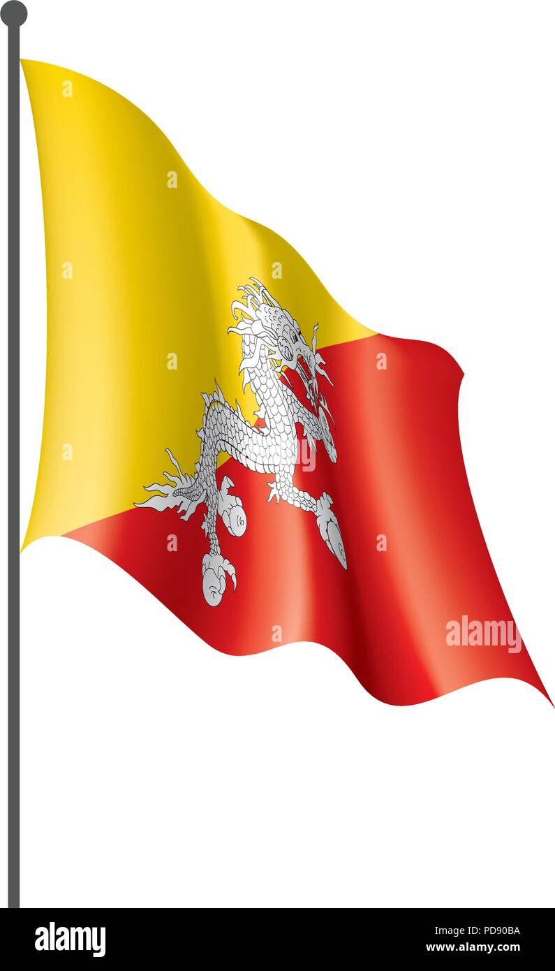Bhutan flag, vector illustration Stock Vector Image & Art - Alamy