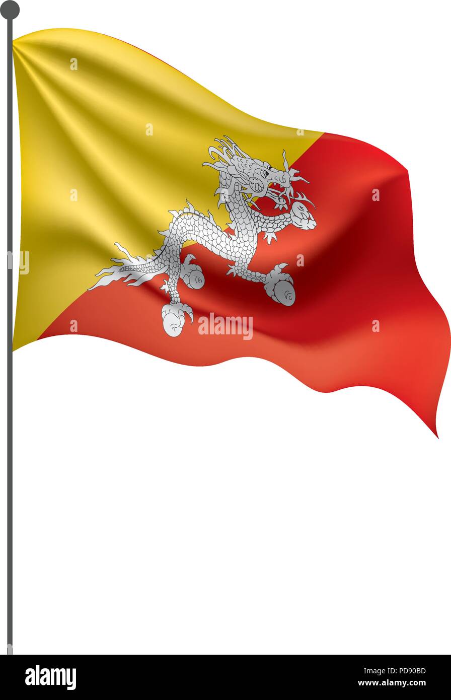 Bhutan flag, vector illustration Stock Vector Image & Art - Alamy