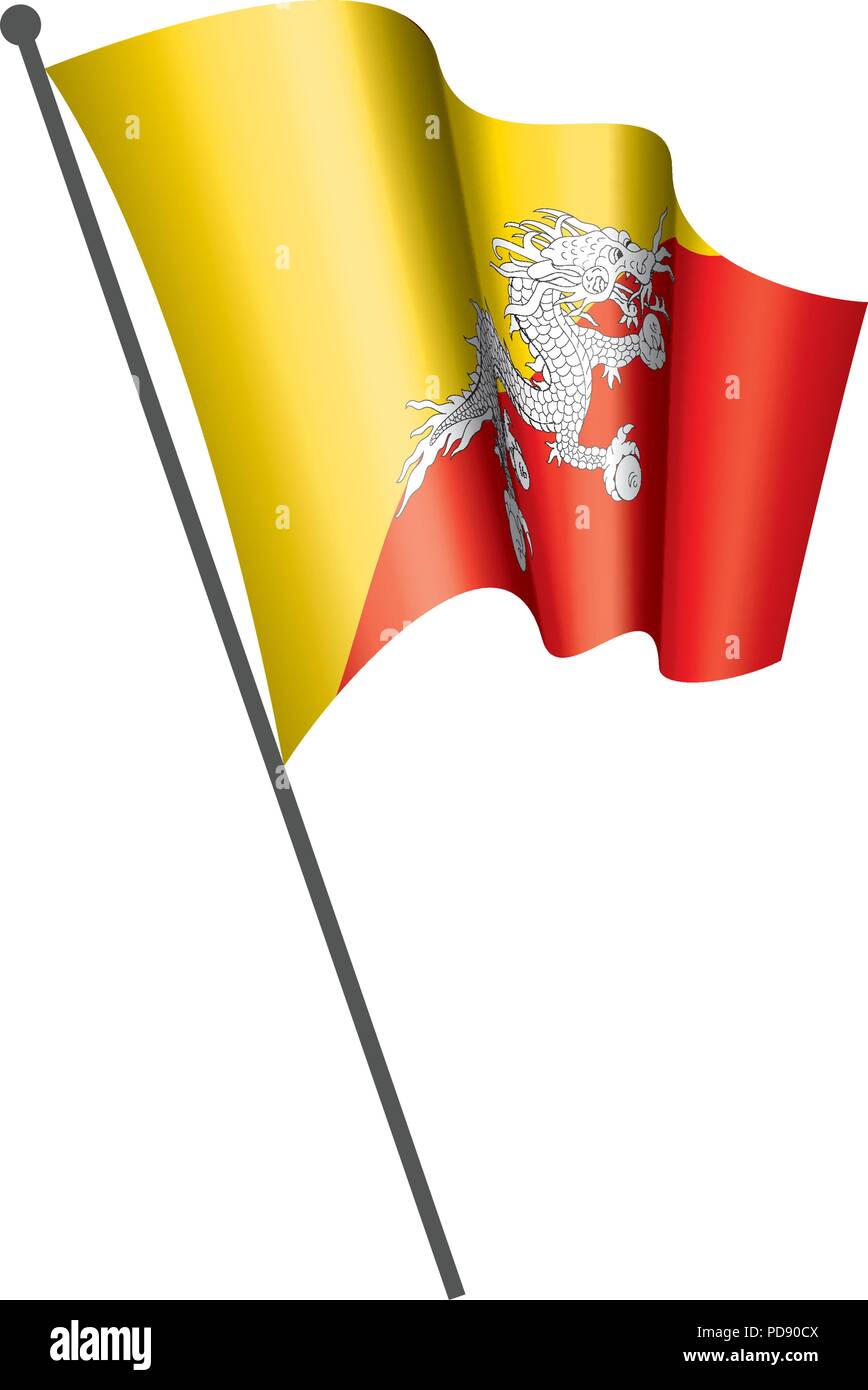 Bhutan flag, vector illustration Stock Vector Image & Art - Alamy