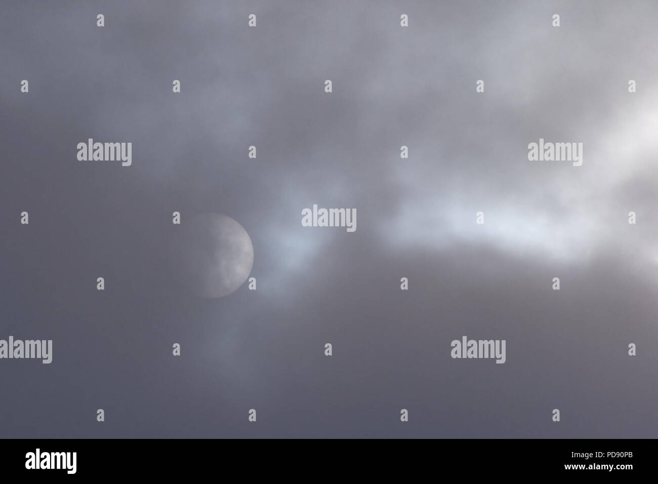 Beautiful grey white moon hi-res stock photography and images - Alamy
