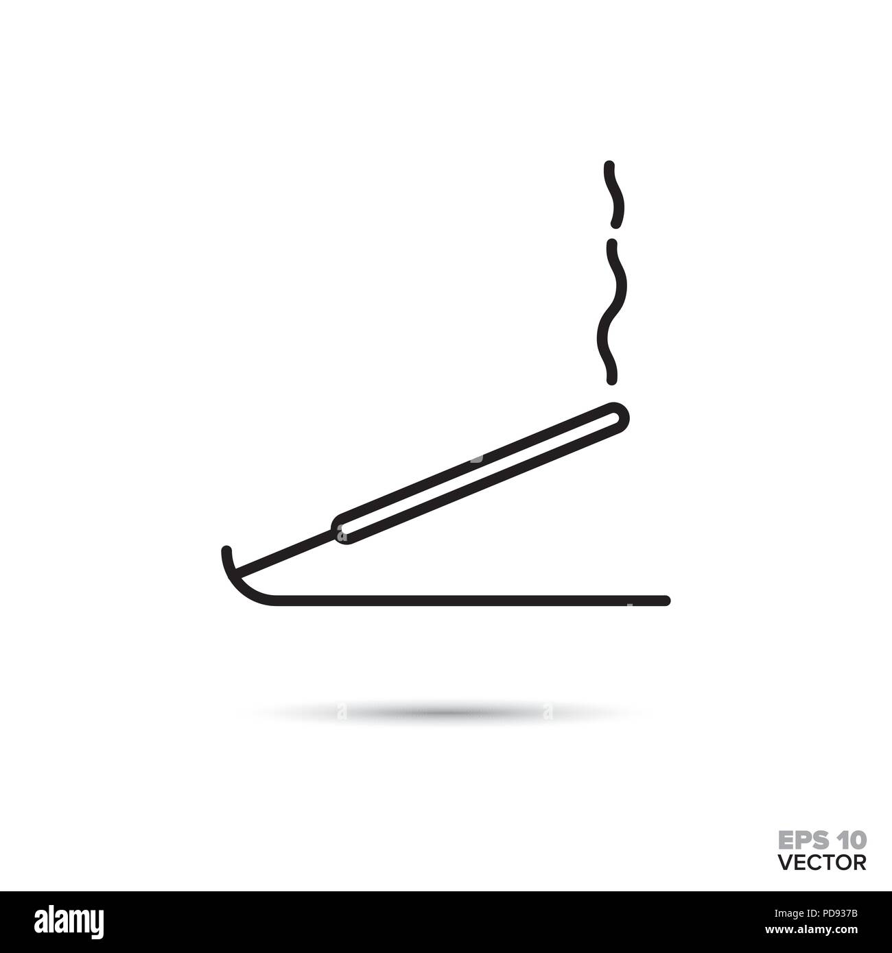 Incense tray Black and White Stock Photos & Images - Alamy