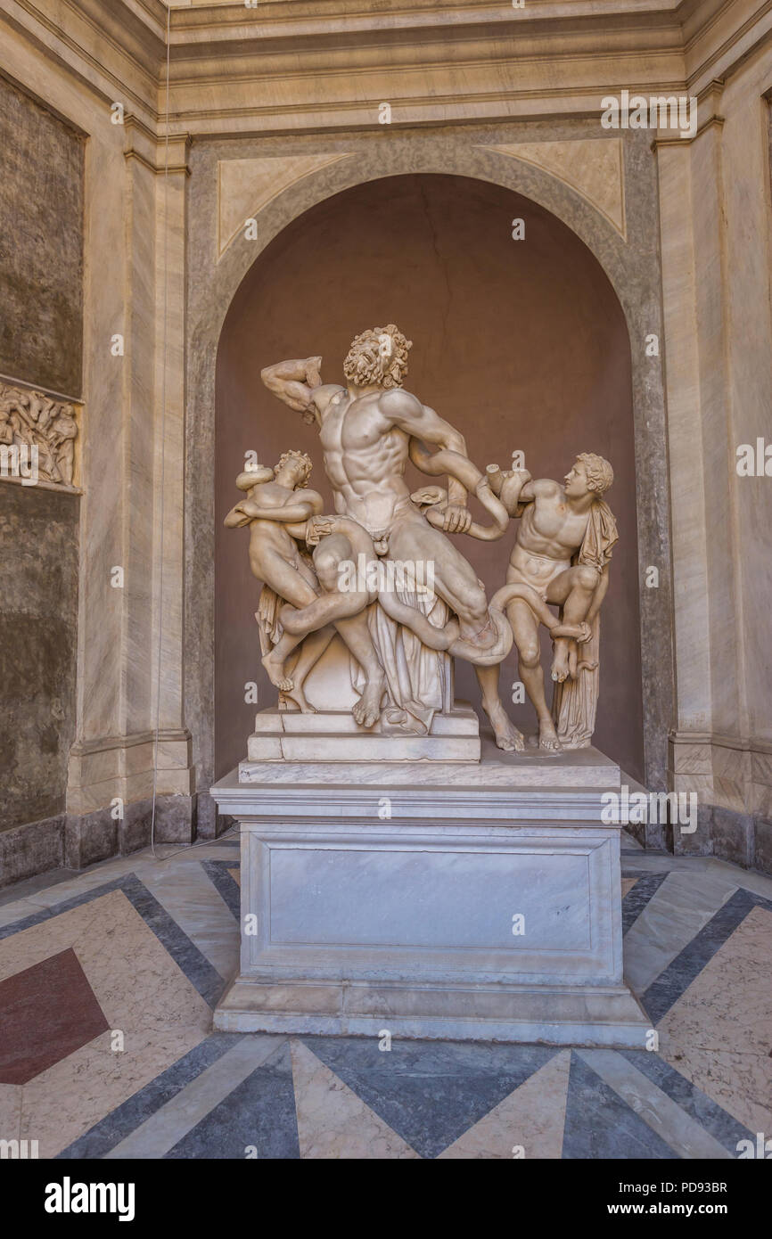 Zeus sculpture in The Vatican museum Stock Photo - Alamy