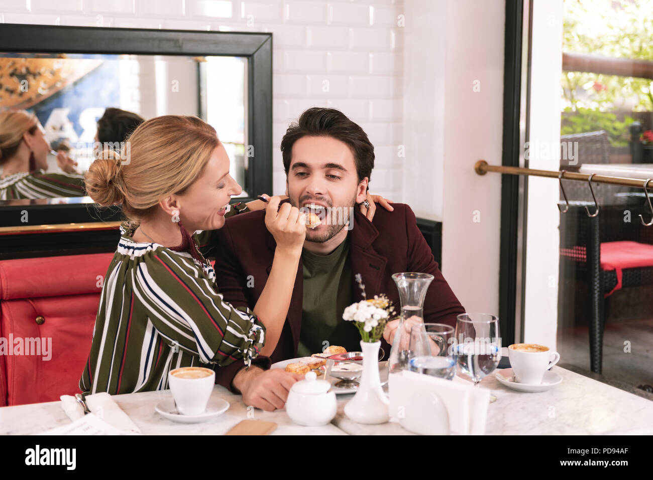 Husband spoiling wife hi-res stock photography and images - Alamy