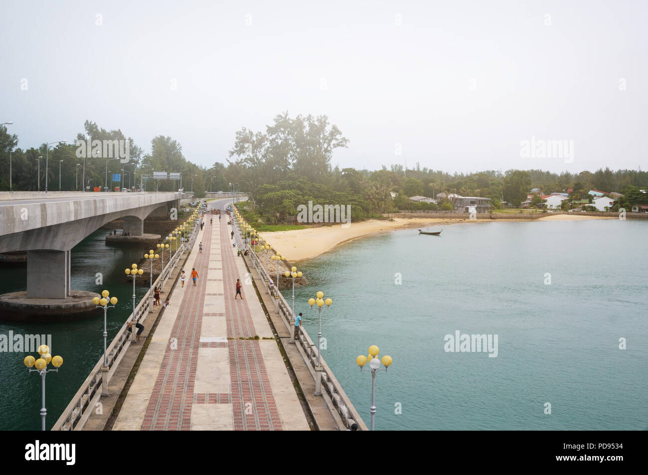 Phuket, Thailand - 27 Oct 2017 : Sarasin Bridge Phuket is the first ...