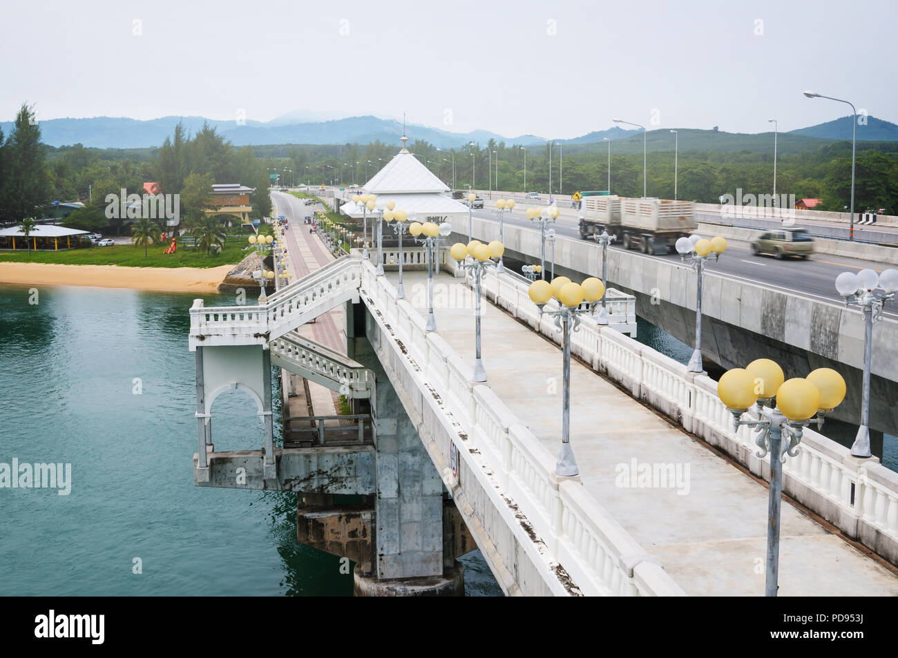Phuket, Thailand - 27 Oct 2017 : Sarasin Bridge Phuket is the first ...