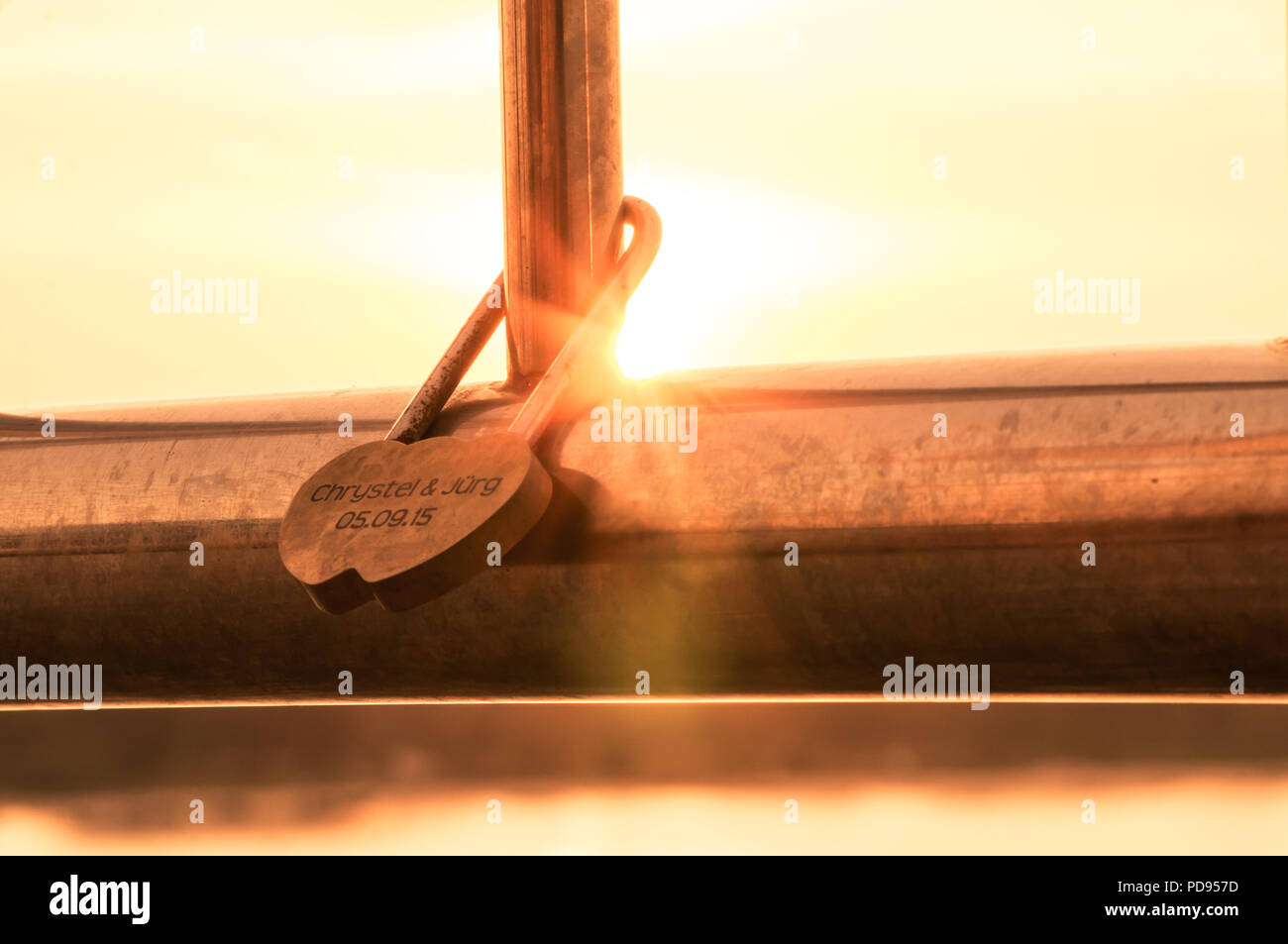 Sunset At the Sarasin Bridge Phuket. Sarasin Bridge Phuket is the first ...