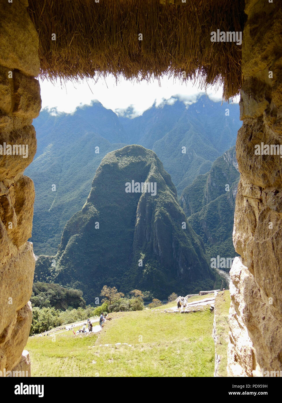 Landscape in Machu Picchu, Peru Stock Photo - Alamy