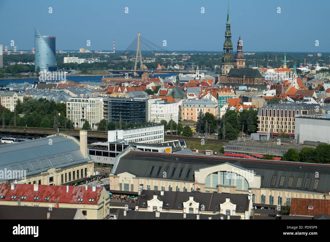 Riga capital city of Latvia, August 2018 Stock Photo - Alamy