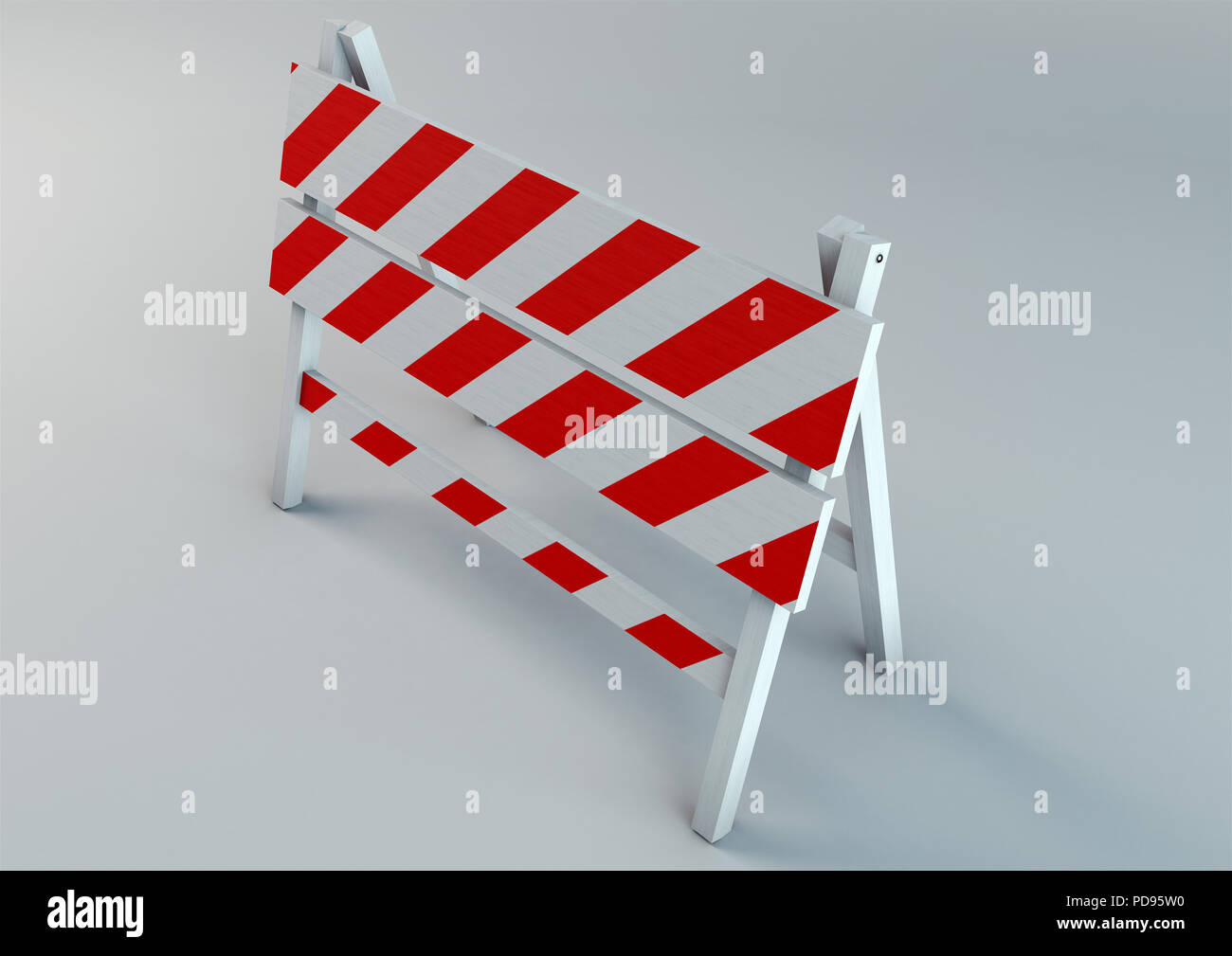 A traffic trestle illustration made in 3D software Stock Photo - Alamy
