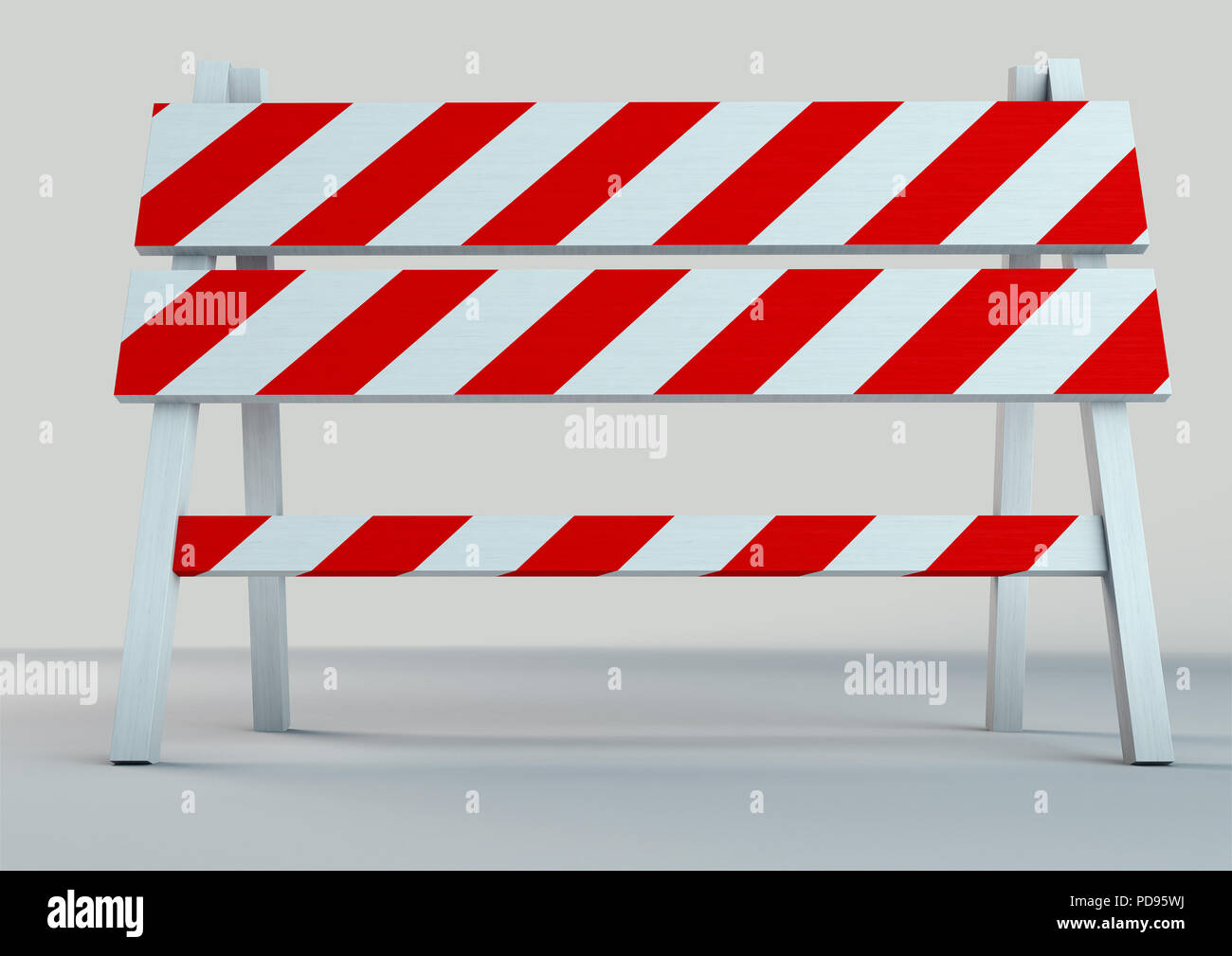 A traffic trestle illustration made in 3D software Stock Photo - Alamy