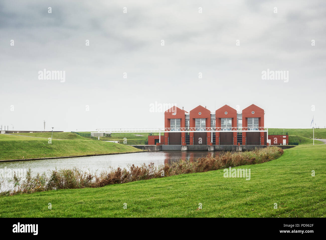 Drainage pumping station hi-res stock photography and images - Alamy
