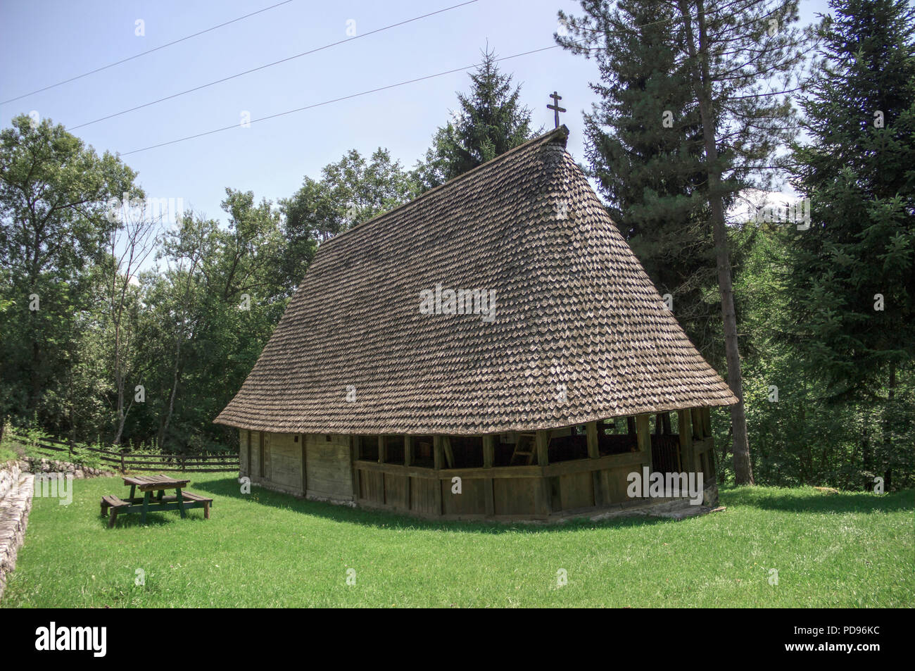 Village Dub, Western Serbia - A historical log cabin Orthodox Church of ...