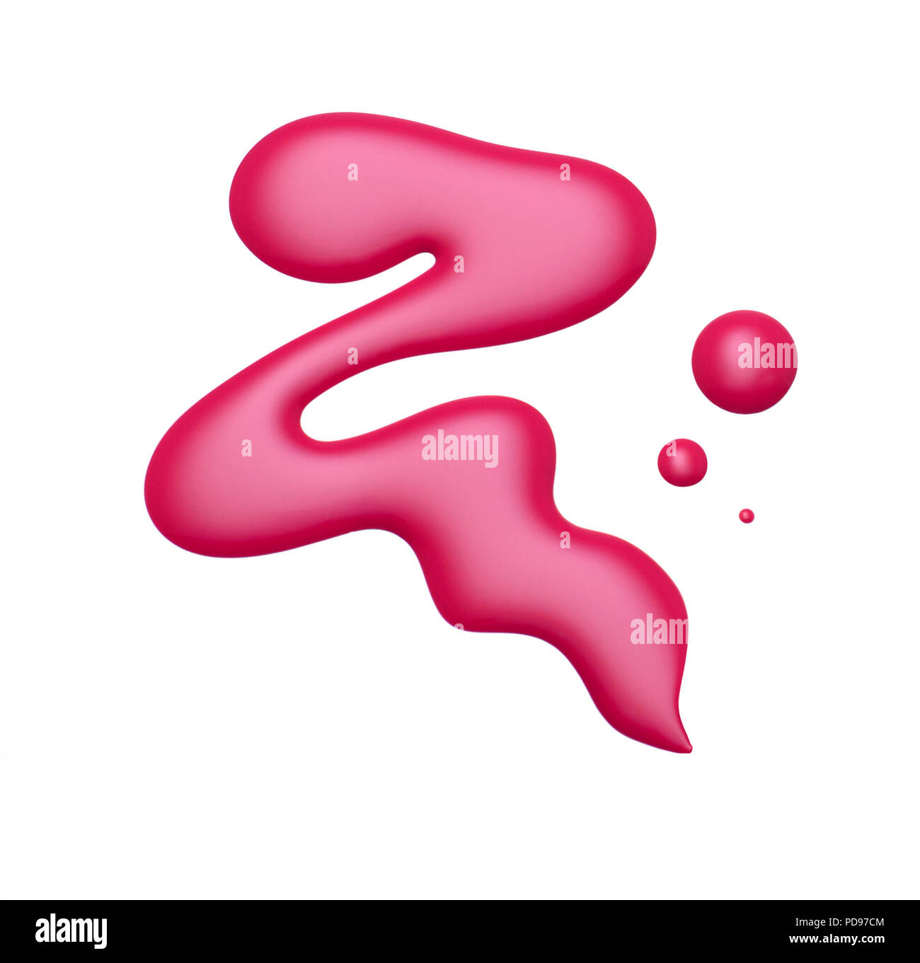 Pink nail polish white background hi-res stock photography and images ...