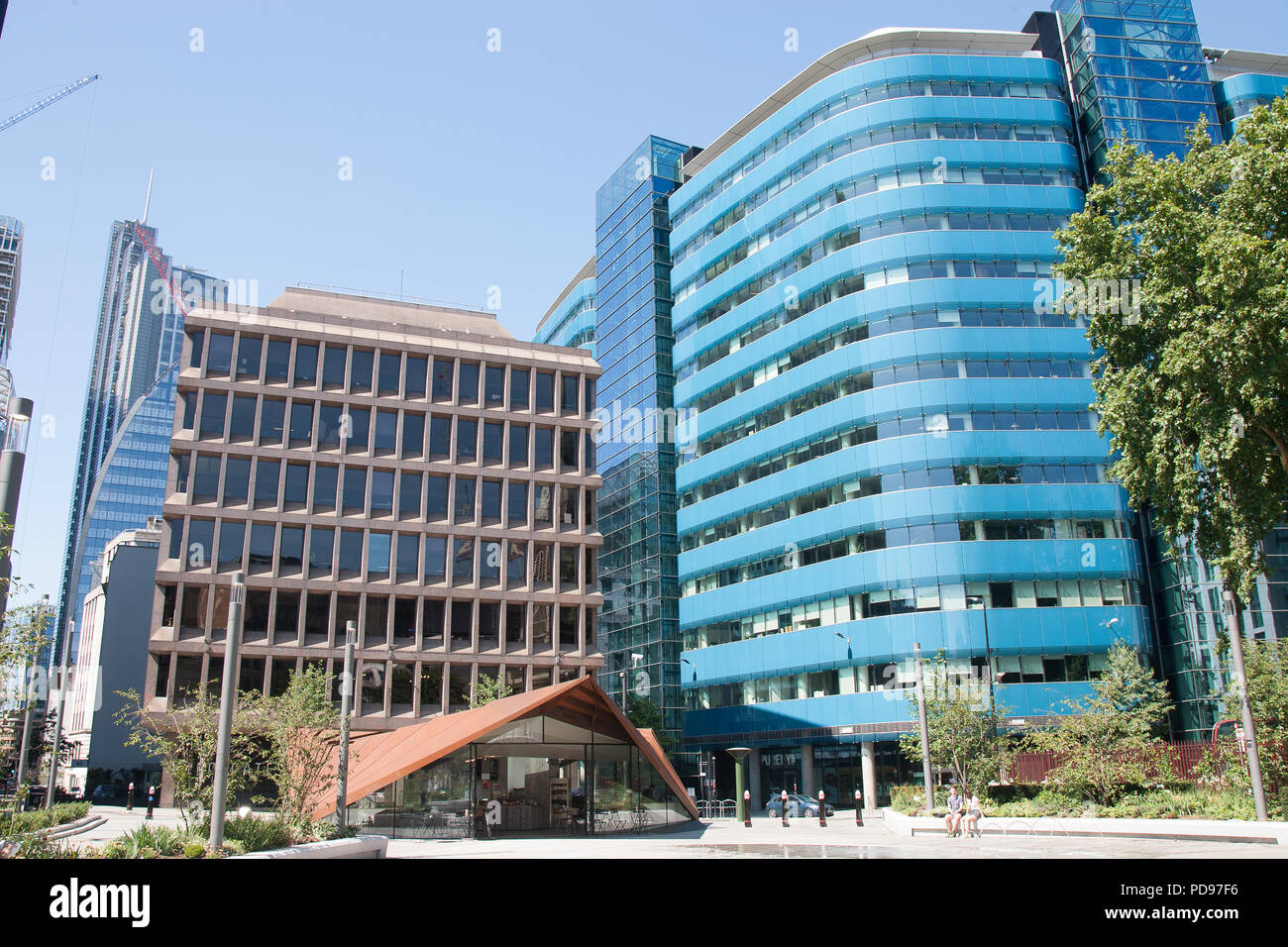 Office blocks City of London Stock Photo - Alamy