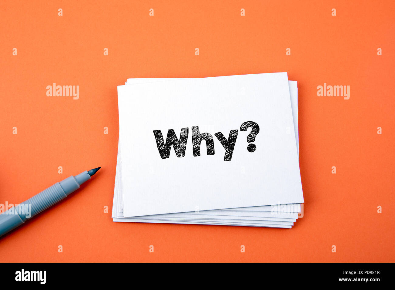 Why. Business Concept Stock Photo - Alamy