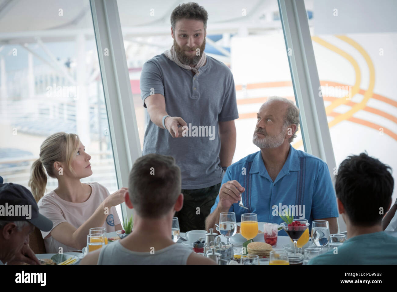 LIKE FATHER, from left: Kristen Bell, Seth Rogen, Kelsey Grammer, 2018 ...