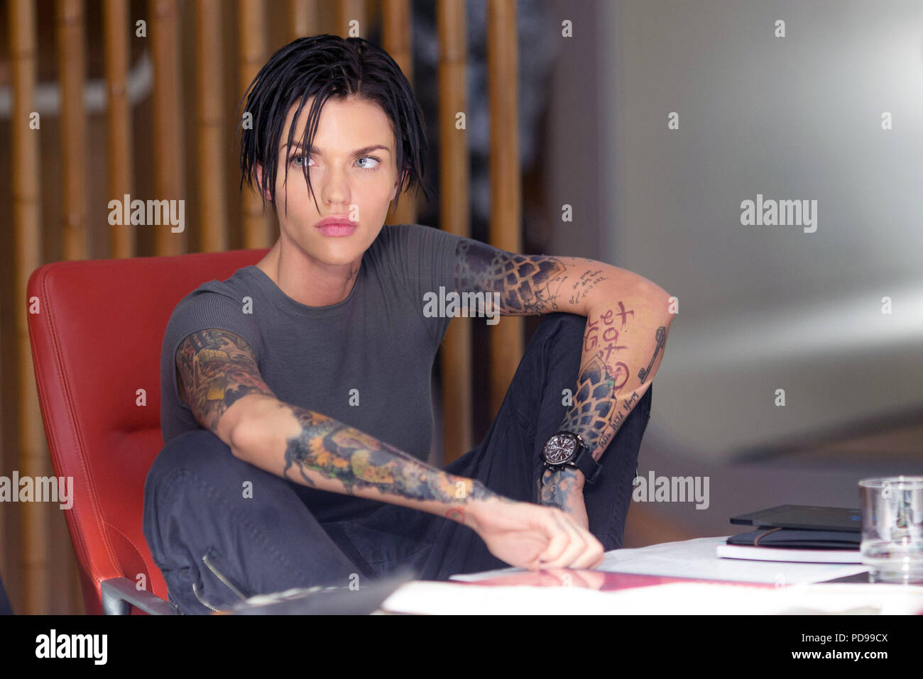 THE MEG, Ruby Rose, 2018. ph: Kirsty Griffin /© Warner Bros. /Courtesy ...