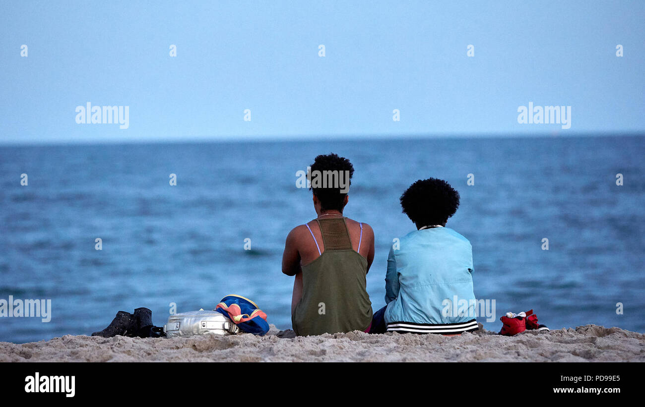 NIGHT COMES ON, from left: Dominique Fishback, Tatum Hall, 2018 ...