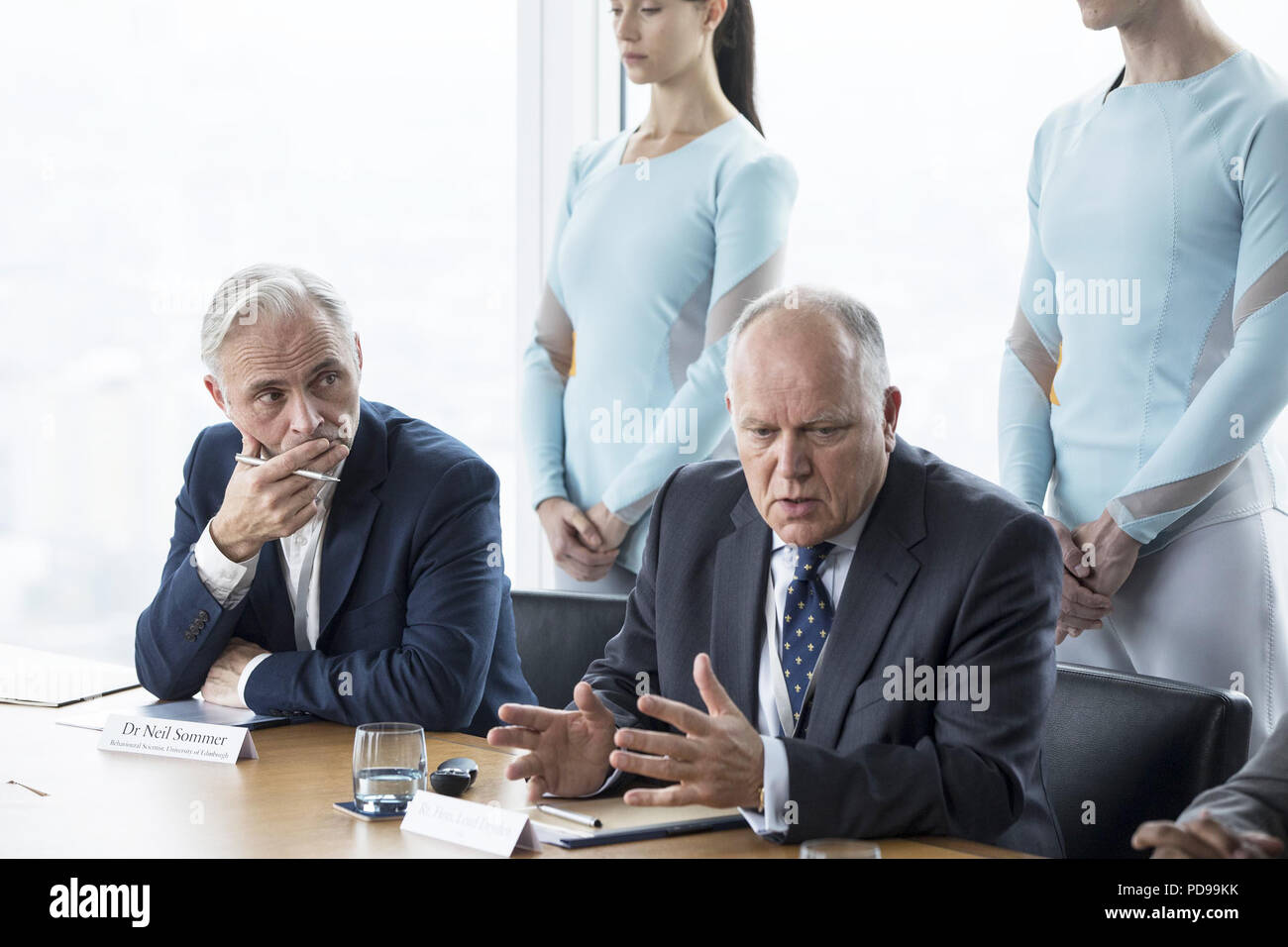 HUMANS, l-r: Mark Bonnar, Matthew Marsh, (Season 3, Episode 2, aired in ...