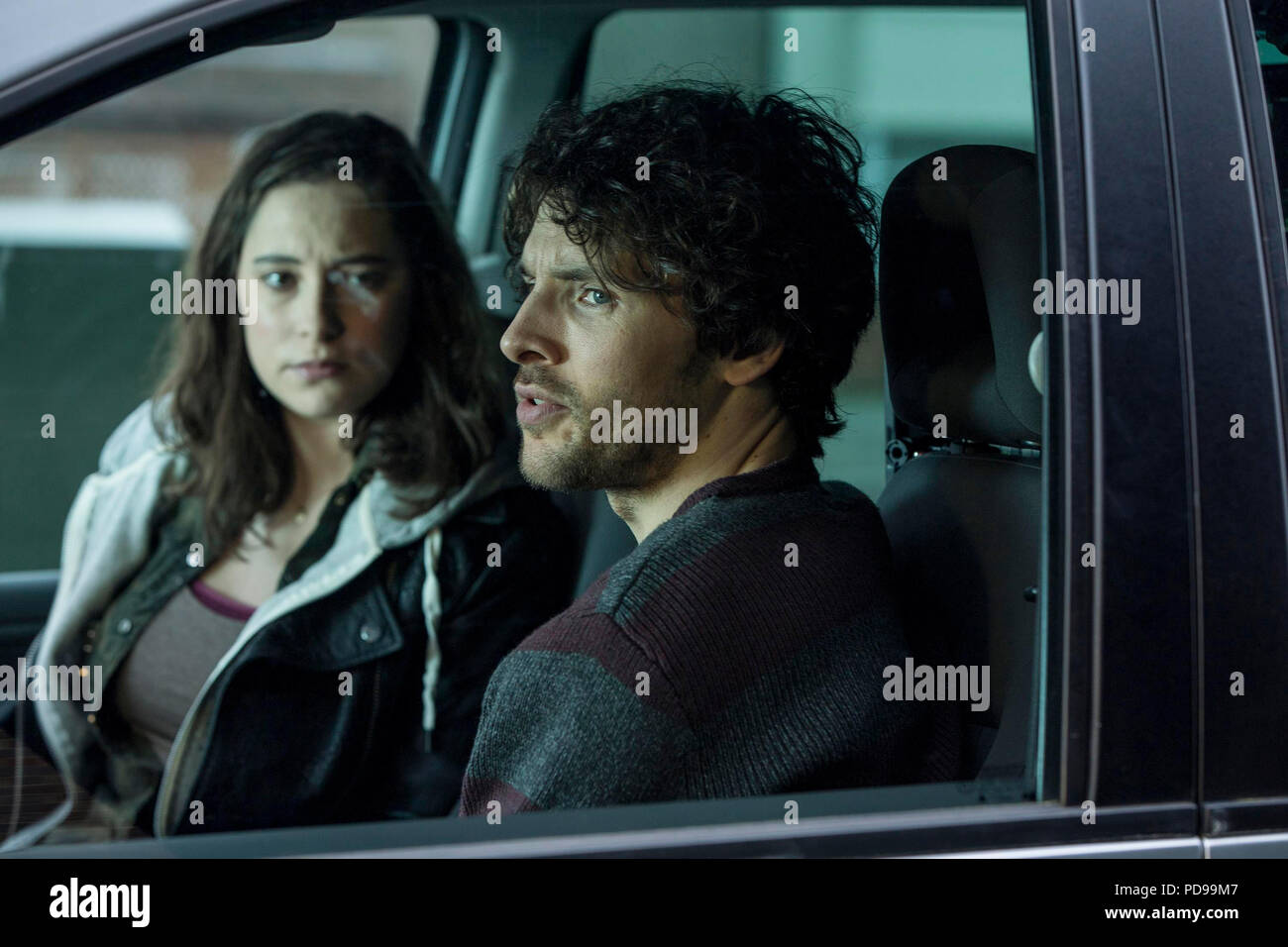 HUMANS, l-r: Lucy Carless, Colin Morgan, (Season 3, Episode 4, aired in ...