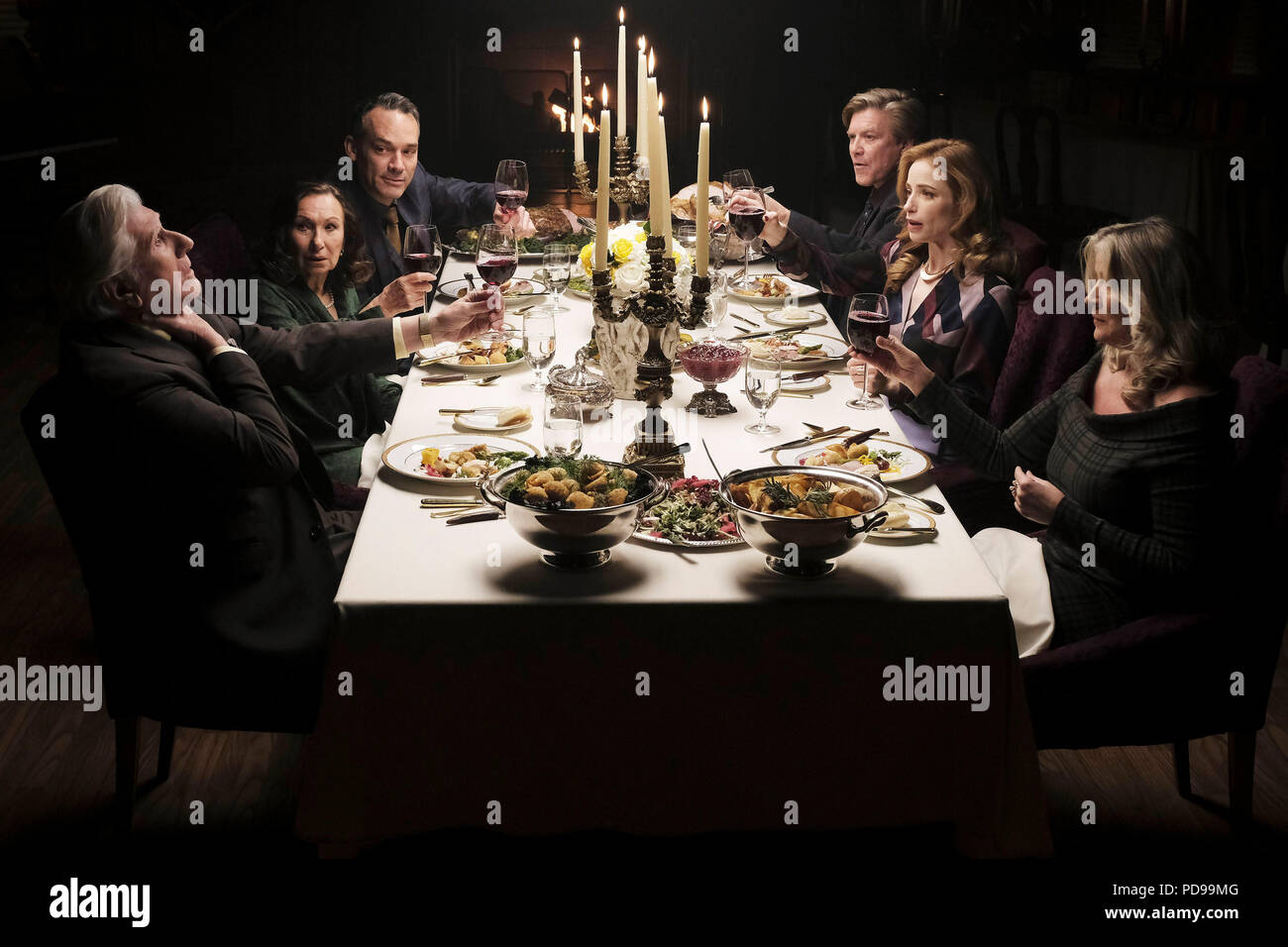 THE MAGICIANS, left: Beau Daniels, Todd Thomson (third from left ...