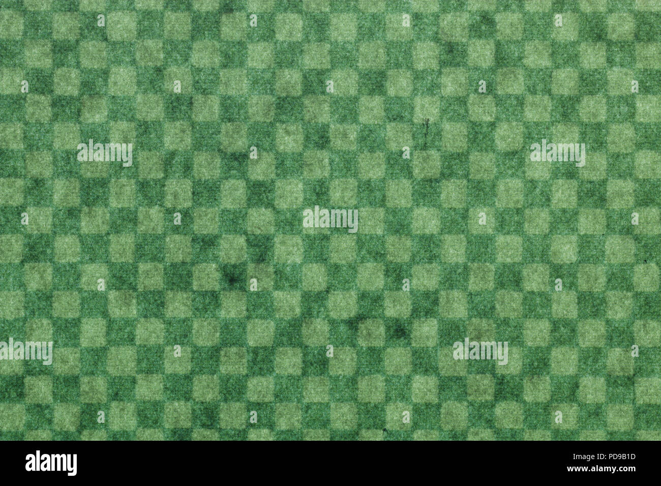Japanese green checkered pattern paper texture or vintage background ...