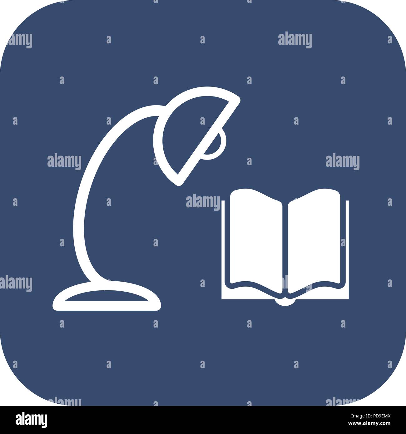 Desktop study icon cartoon Stock Vector Images - Alamy