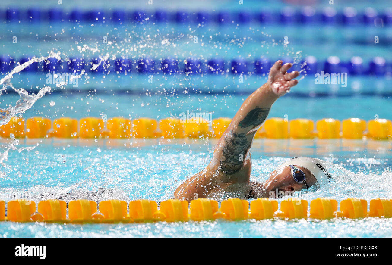 Womens 1500m Freestyle Final Swimming High Resolution Stock Photography ...