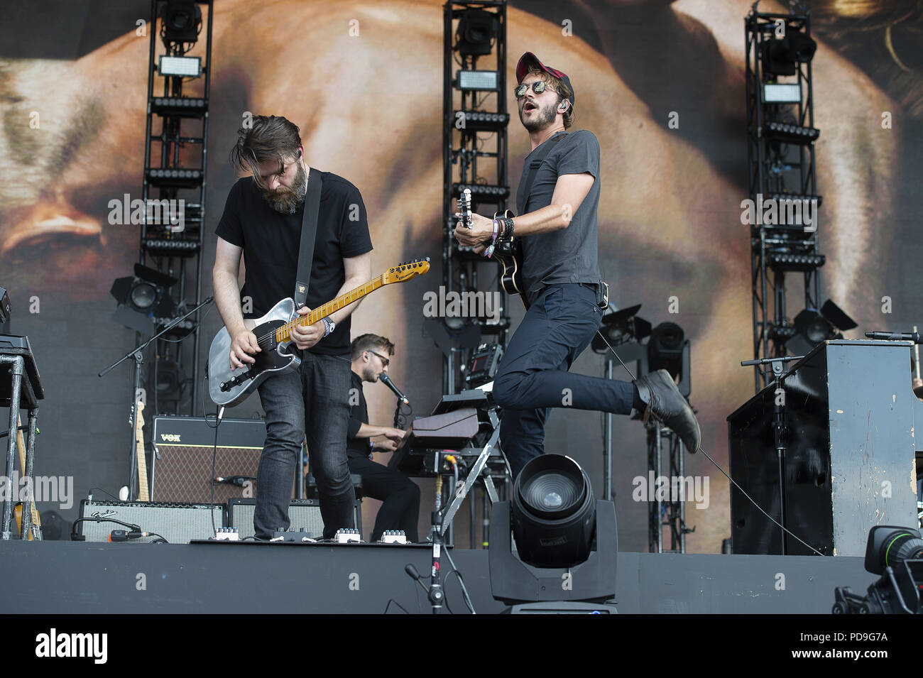 Editors perform on the Great Oak Stage, British Summer Time 2018 Day 2 ...