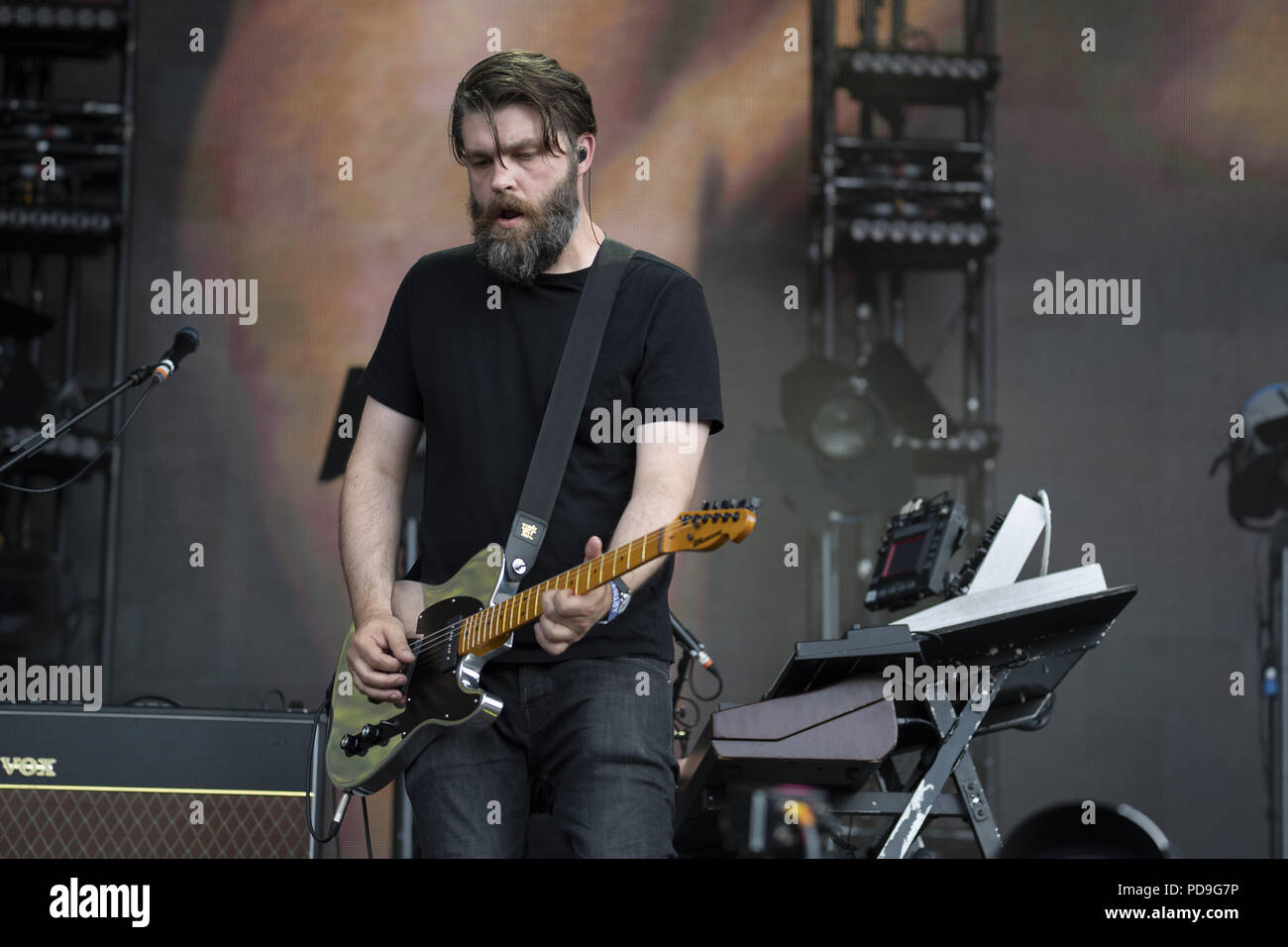 Editors perform on the Great Oak Stage, British Summer Time 2018 Day 2 ...