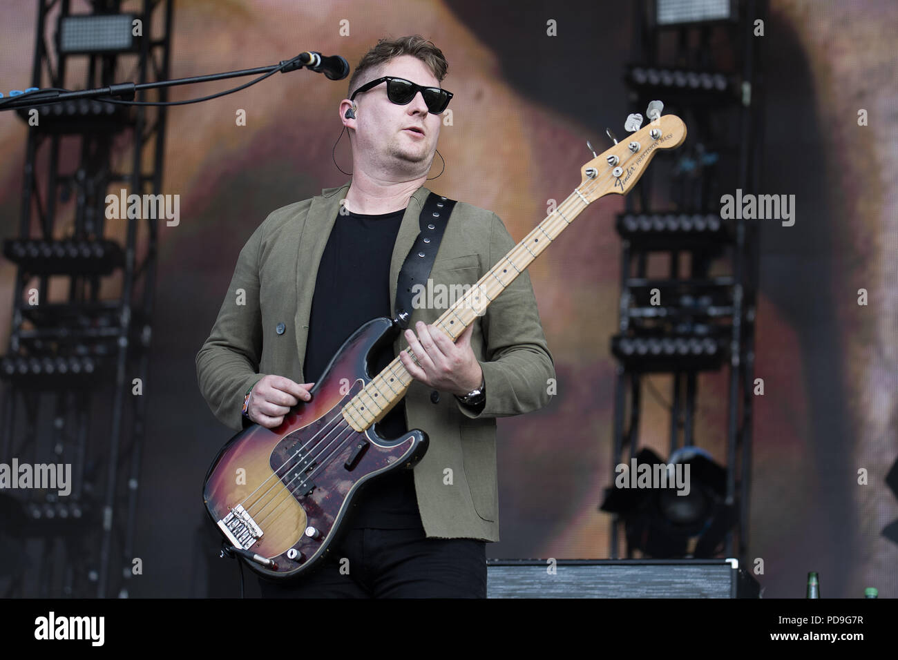 Editors perform on the Great Oak Stage, British Summer Time 2018 Day 2 ...
