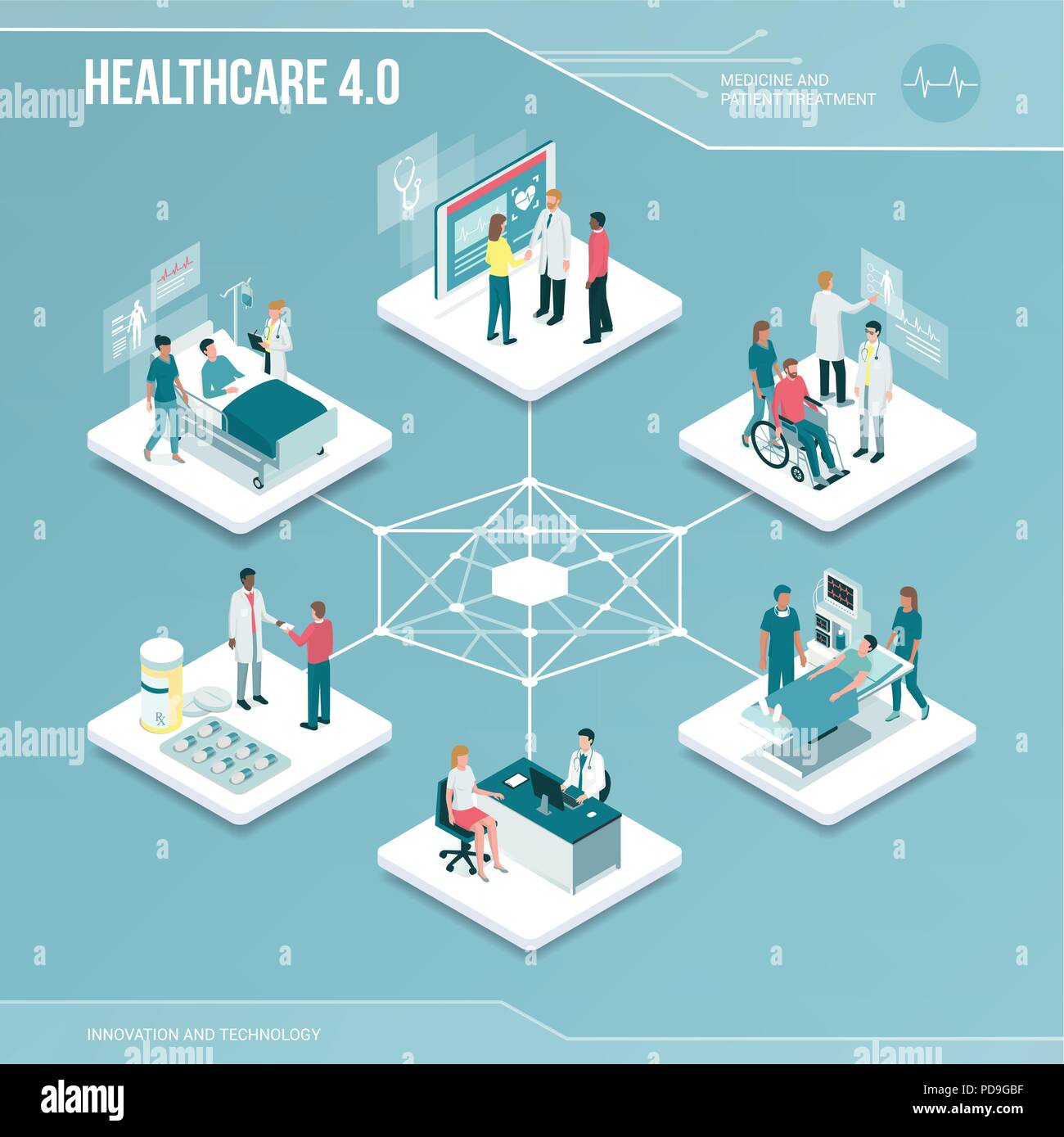 Healthcare infographic - kizaspider