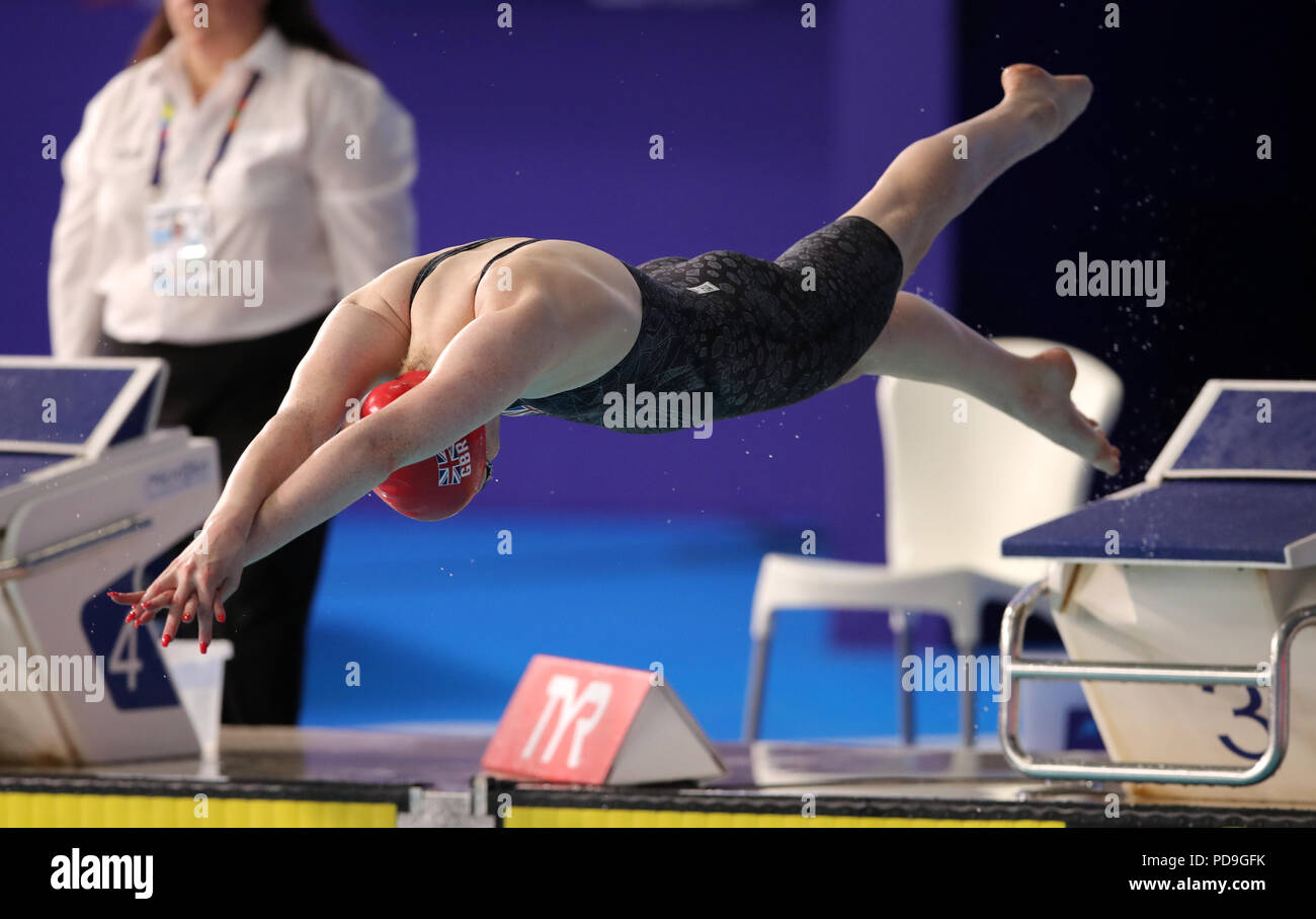 Great Britain's Freya Anderson in the Women's 100m Freestyle Semi Final ...