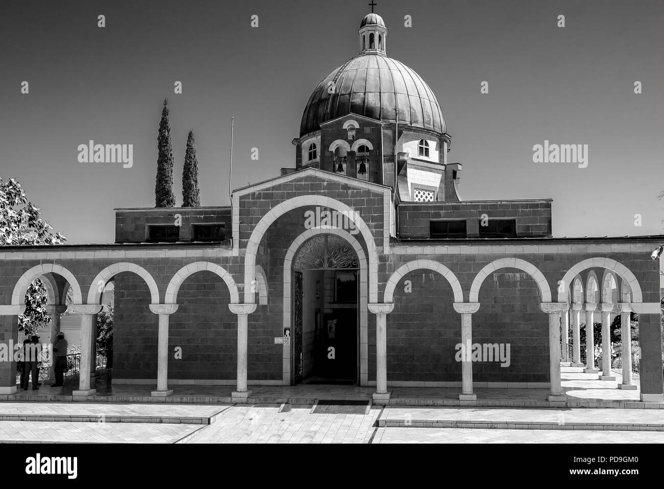 Franciscan monastery facade Black and White Stock Photos & Images - Alamy