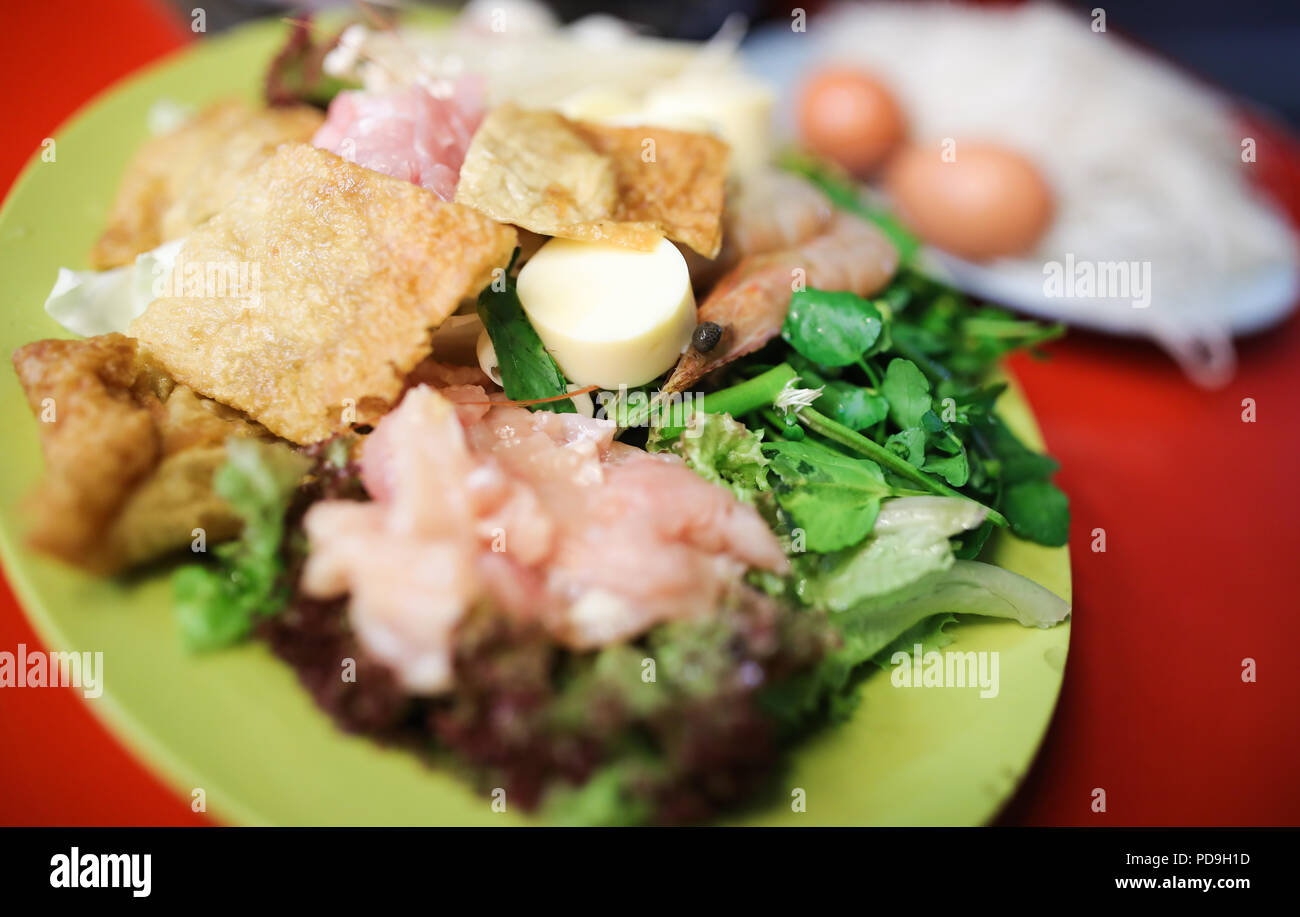 Malaysia Seafood Meat Steamboat Ingredient Stock Photo - Alamy