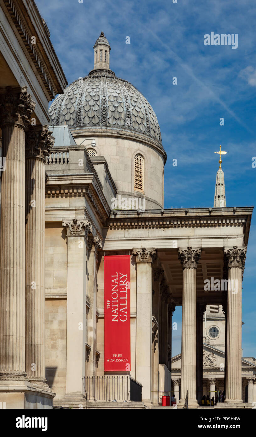 Nelson's column national gallery hi-res stock photography and images ...
