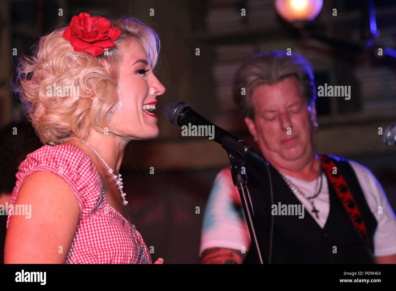 The Swansons perform live on stage at The Study in Hollywood ...
