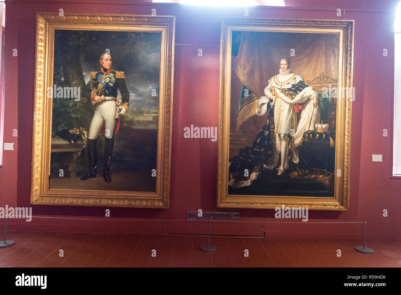 Two large portraits of Charles Andre, Count Pozzo di Borgom ( Left) and ...