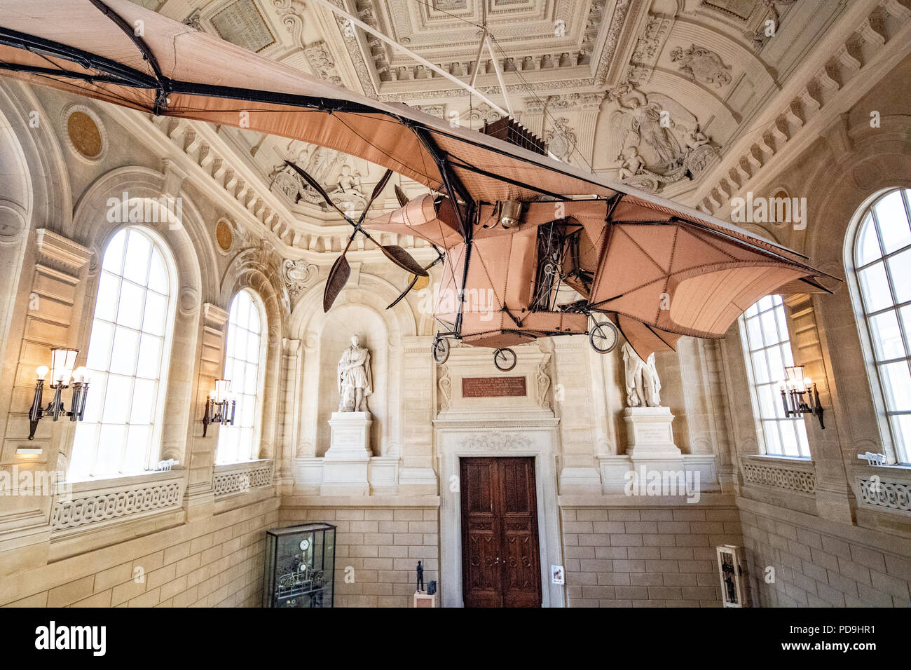 Avion III, the steampunk bat plane in the Musee des Arts et Métiers in ...