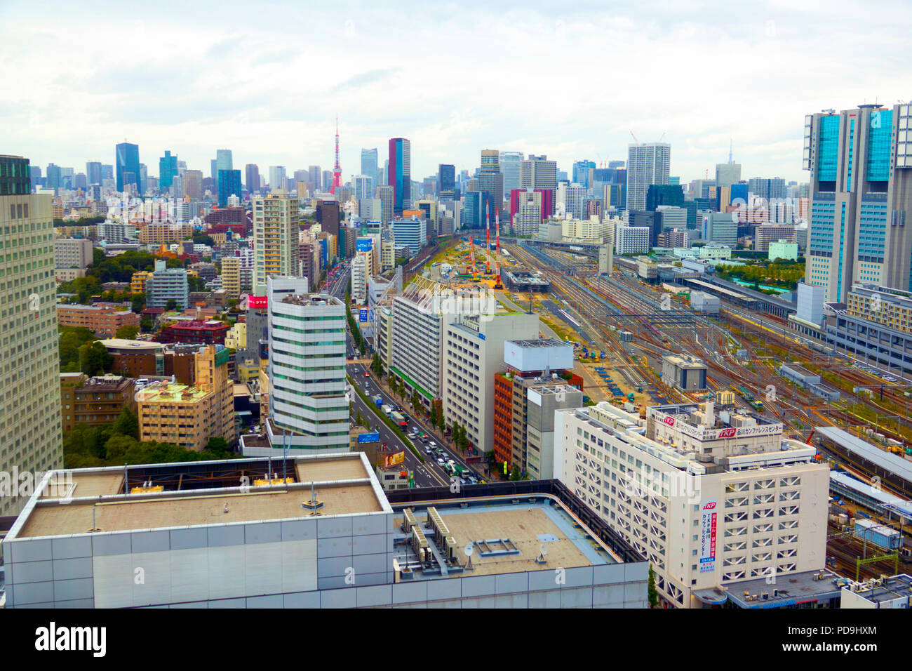 Tokyo Skyline with Tokyo Tower Japan Asia Cityscape Stock Photo - Alamy
