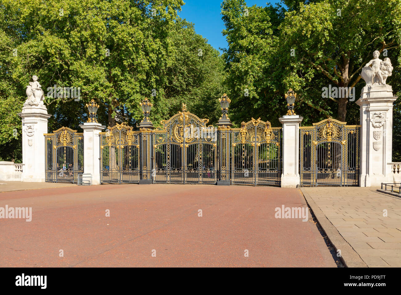 London England August 05, 2018 The Canada Gate, ornate entrance to ...