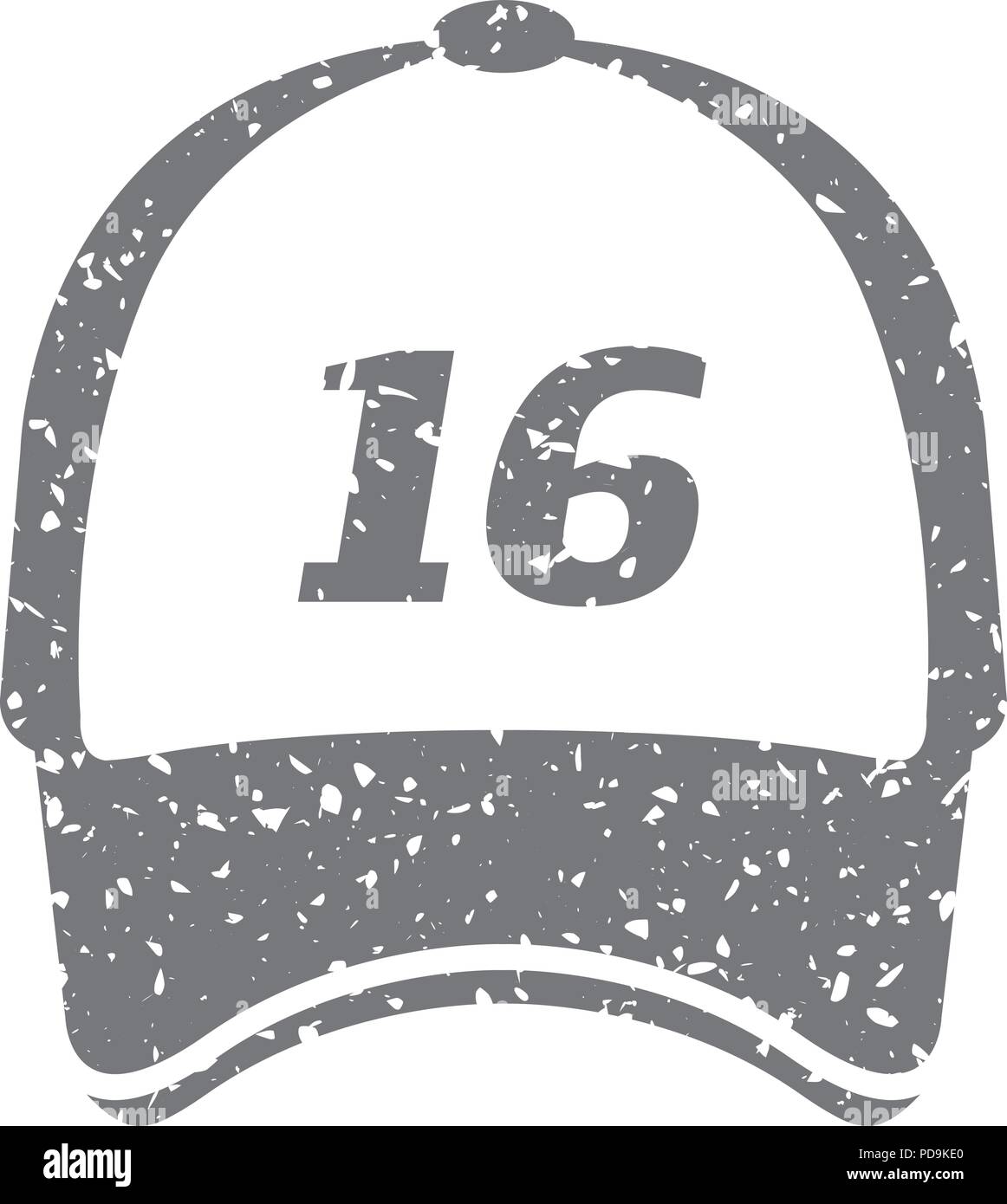 Grunge icon - Sport hat Stock Vector Image & Art - Alamy