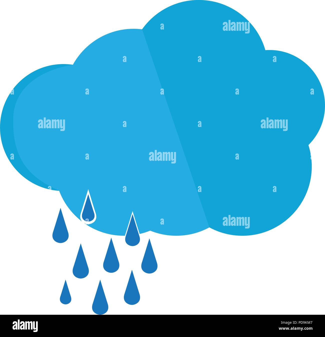 Rainy weather icon Stock Vector Images - Alamy