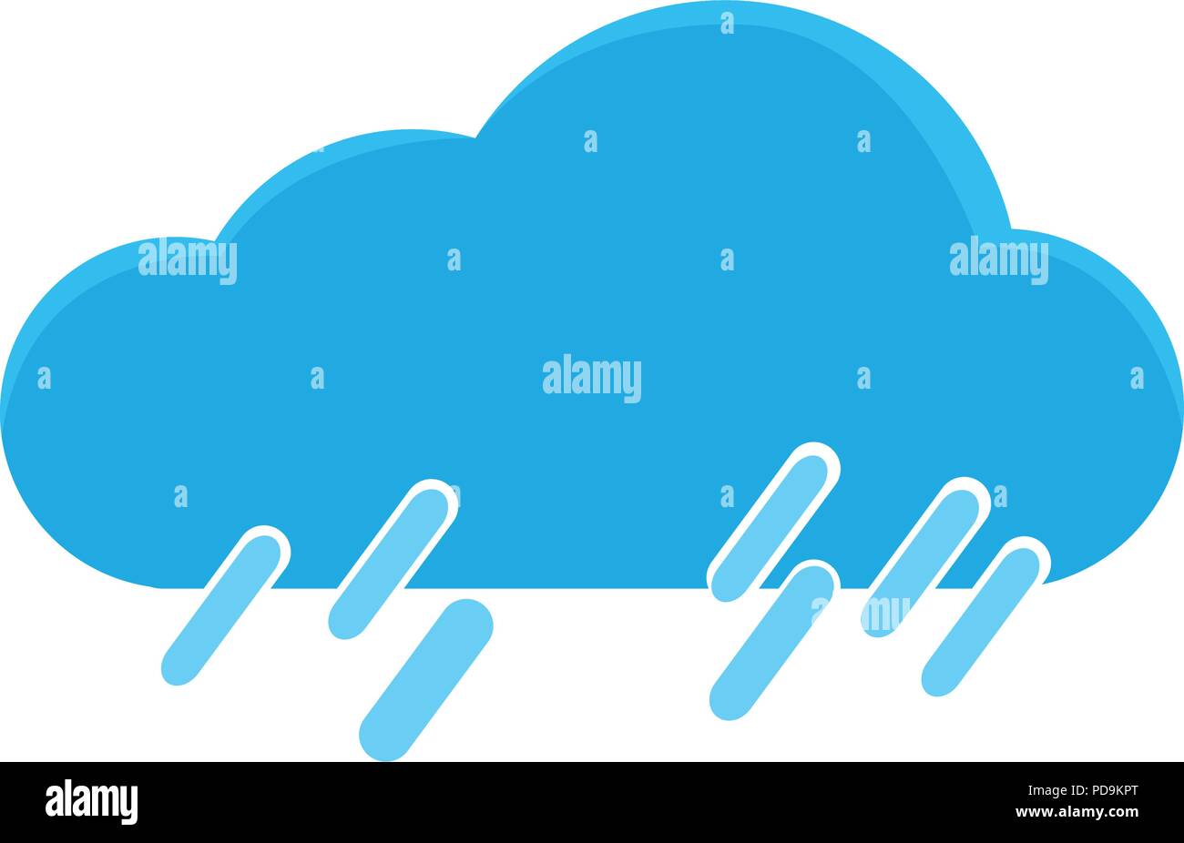 Rainy weather icon Stock Vector Images - Alamy