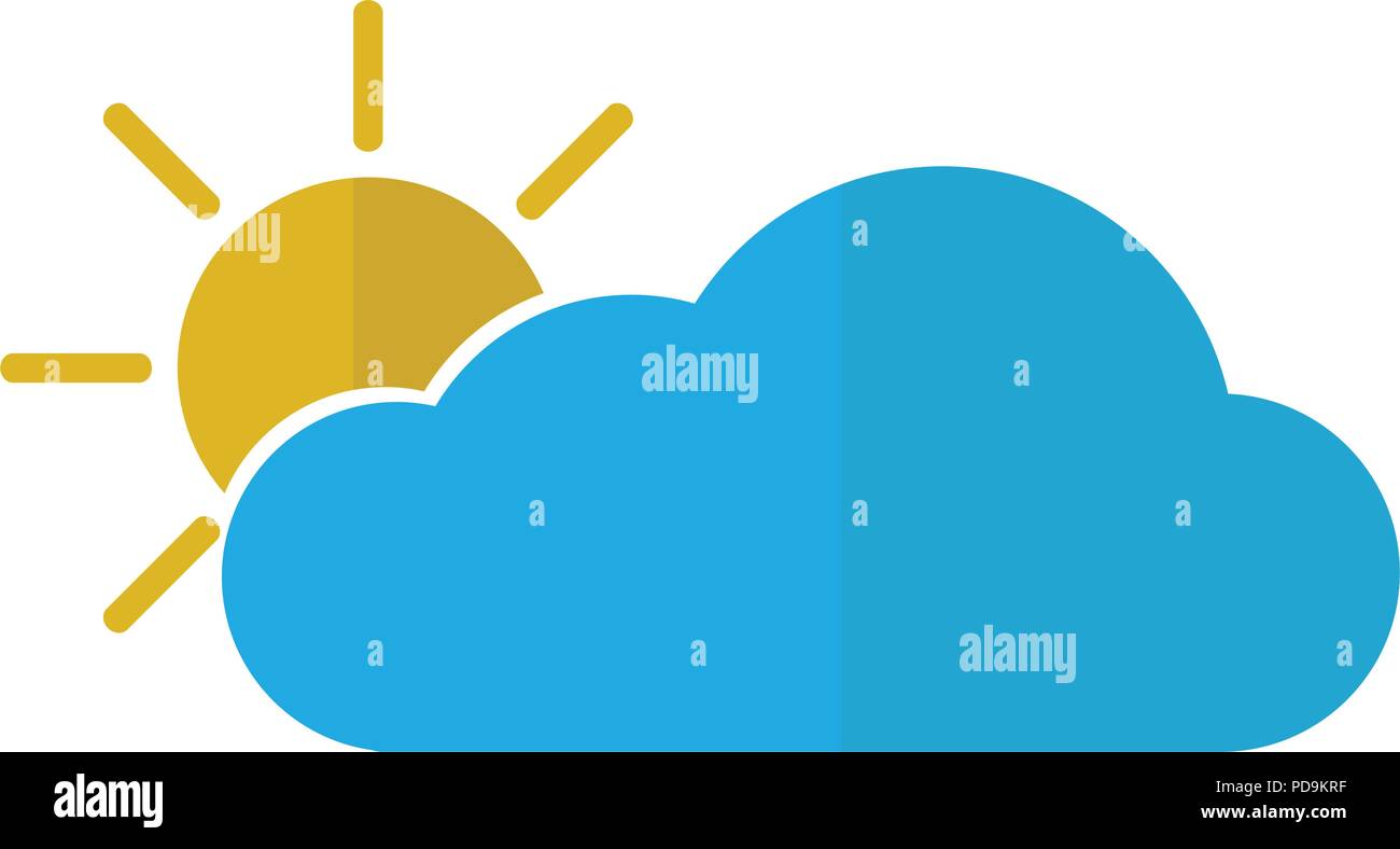 Isolated sunny weather icon Stock Vector Image & Art - Alamy