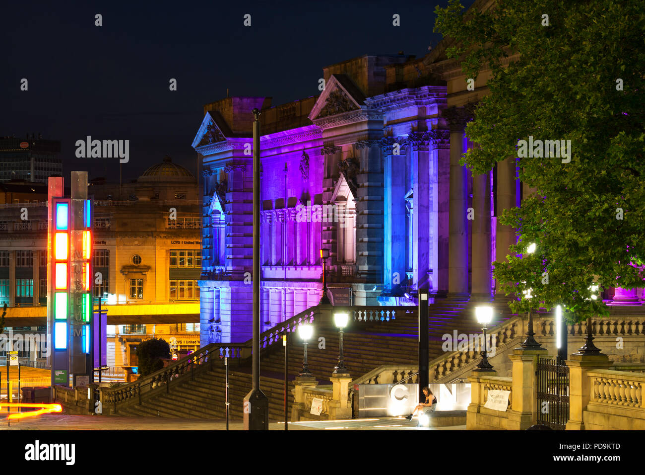 Liverpool’s world museum lit up in the colours of the LGBT community in ...