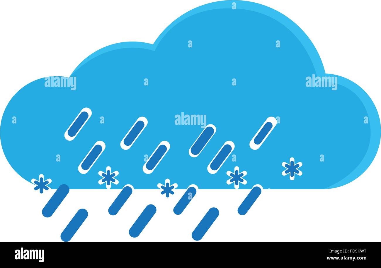 Isolated rainy weather icon Stock Vector Image & Art - Alamy