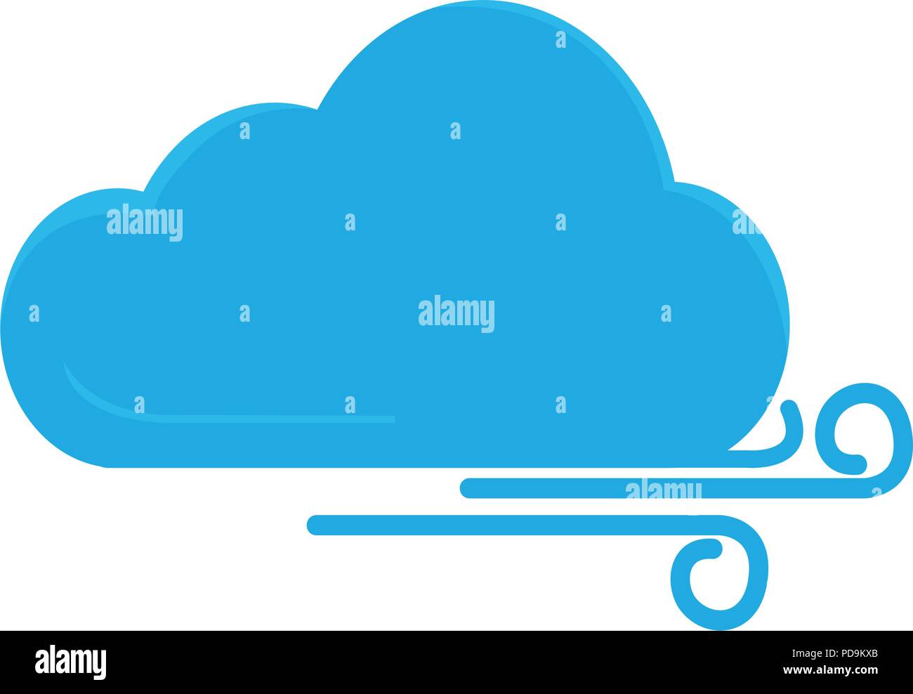 Isolated wind weather icon Stock Vector Image & Art - Alamy