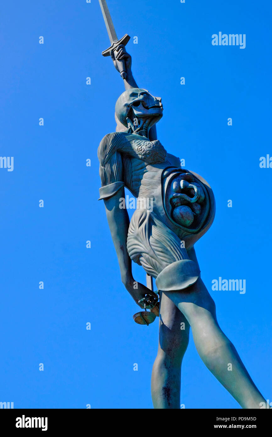 Verity statue damien hirst ilfracombe hi-res stock photography and ...