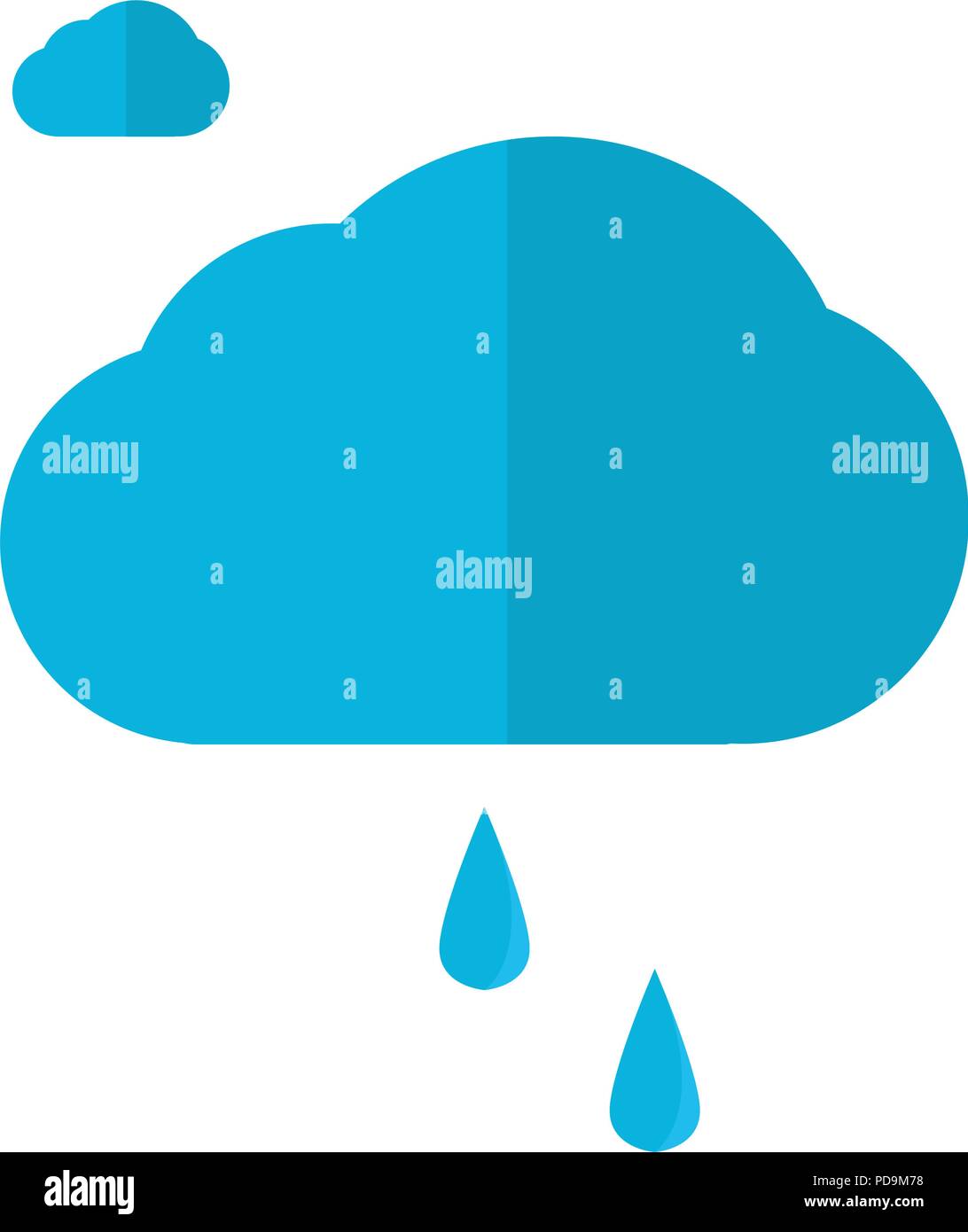 Isolated rainy weather icon Stock Vector Image & Art - Alamy